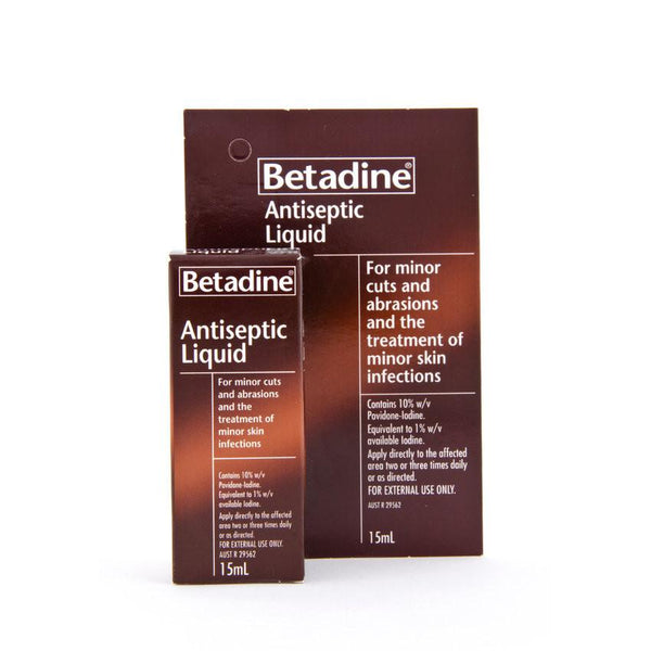 BETADINE Antiseptic Liquid 15ml - NZ Supplement