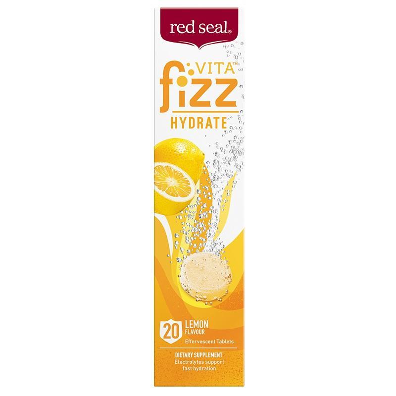 RED SEAL VitaFizz Hydrate Lemon 20s - NZ Supplement
