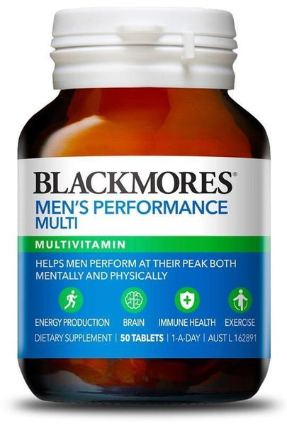 Blackmores Men's Performance Multivitamin 50 Tablets - NZ Supplement