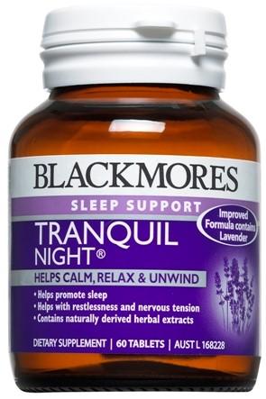 Blackmores Tranquil Night Tablets 60 - NZ Supplement