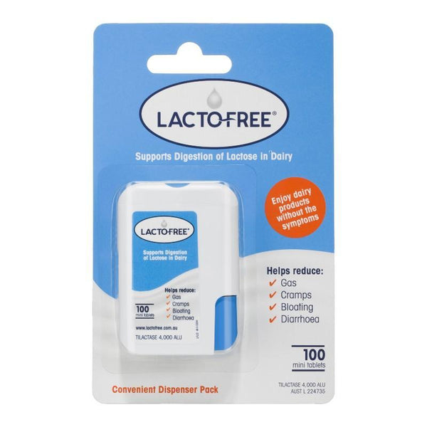 Lacto-Free Tablets 100 Pack - NZ Supplement