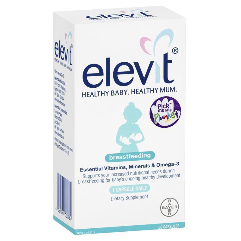 Elevit Breastfeeding Multivitamin Capsules 60 Pack (60 Days) - NZ ...