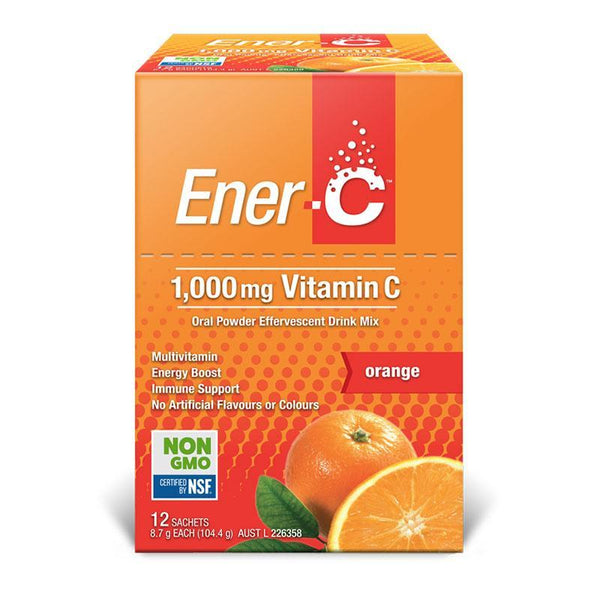 Ener-C Orange 12 sachet box - NZ Supplement