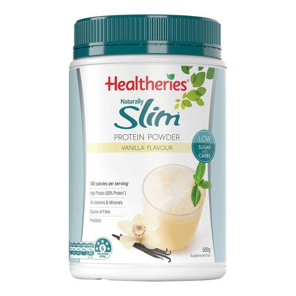Healtheries Naturally Slim Powder - Vanilla Flavour 500g - NZ Supplement