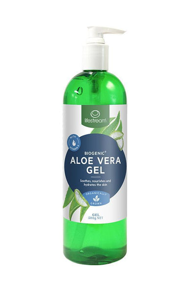 Lifestream Biogenic Aloe Vera Gel 500g Pump - NZ Supplement