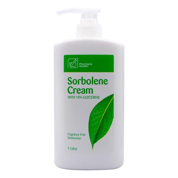 Pharmacy Health Sorbolene Cream With 10% Glycerine 1 Litre - NZ Supplement