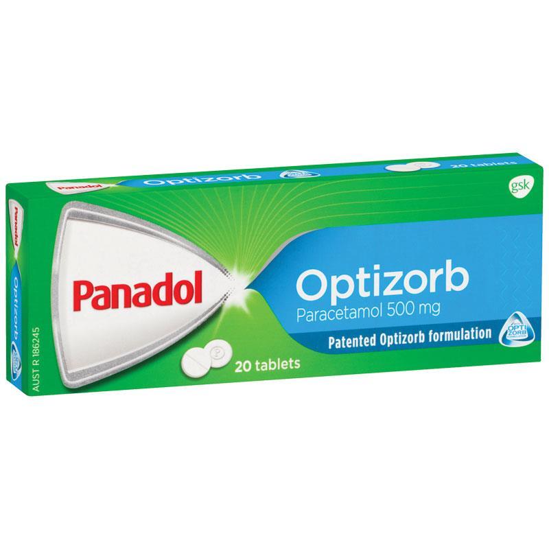 Panadol Optizorb 20 Tablets - NZ Supplement
