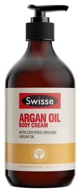 Swisse Argan Oil Body Cream 500ml - NZ Supplement