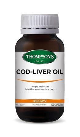 Thompson's Cod-Liver Oil Capsules 100 - NZ Supplement
