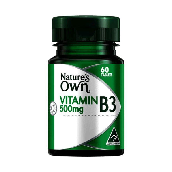 Nature's Own Vitamin B3 500mg 60 tablets - NZ Supplement