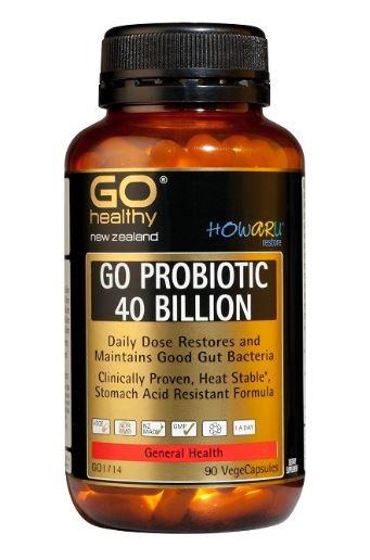 GO Healthy GO Probiotic 40 Billion Capsules 90 - NZ Supplement